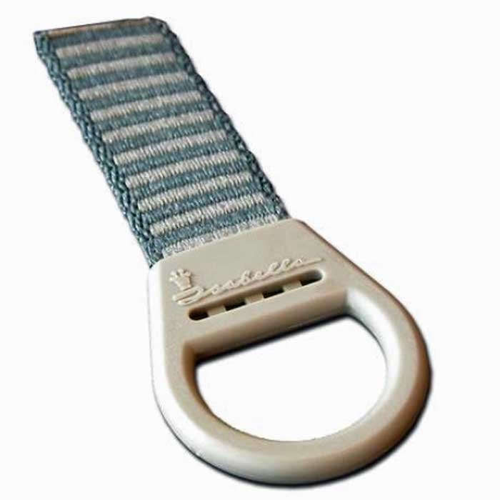 Plastic D-ring with tab | Buy Isabella D-ring with tap here